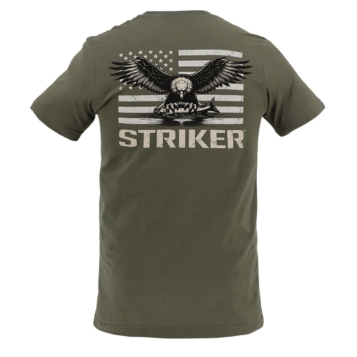 Striker | Eagle Tee - Military | Fishing Tee Shirt