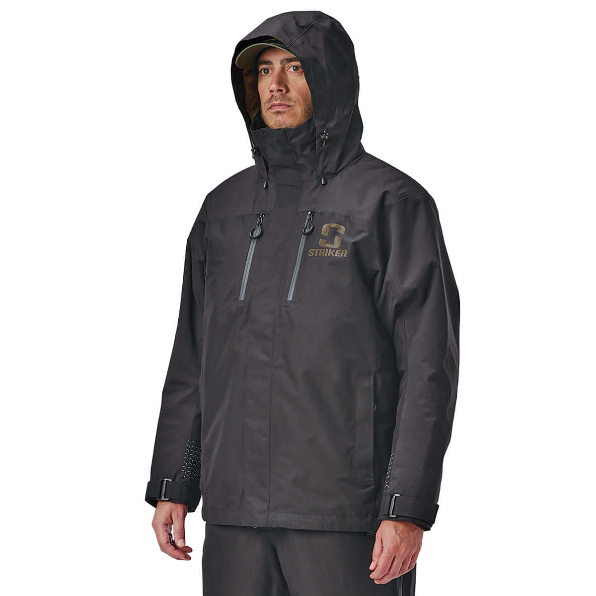 Striker | Denali Insulated Rain Jacket - Black | Fishing Rainwear