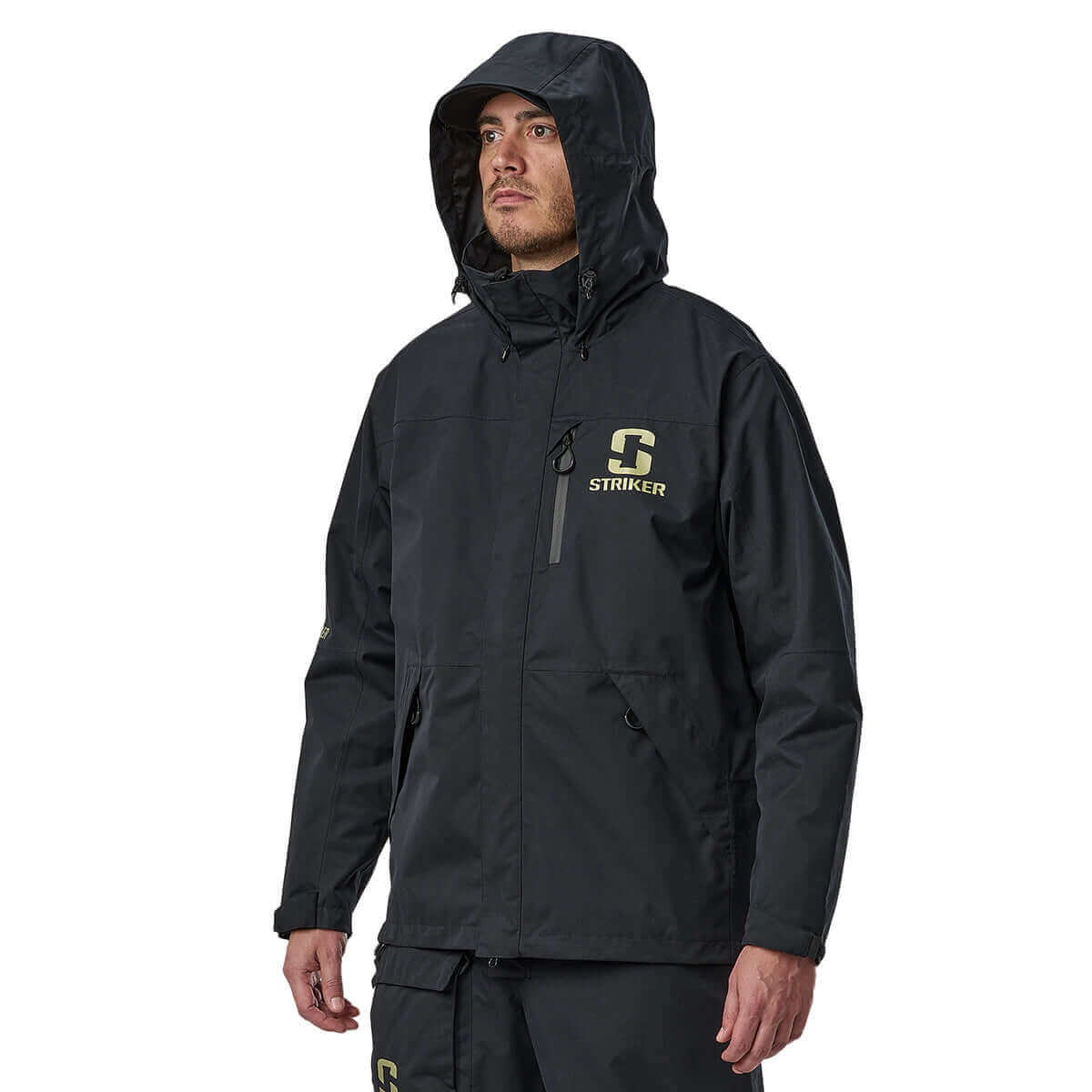 Striker | Vortex Rain Jacket - Black | Fishing Rainwear