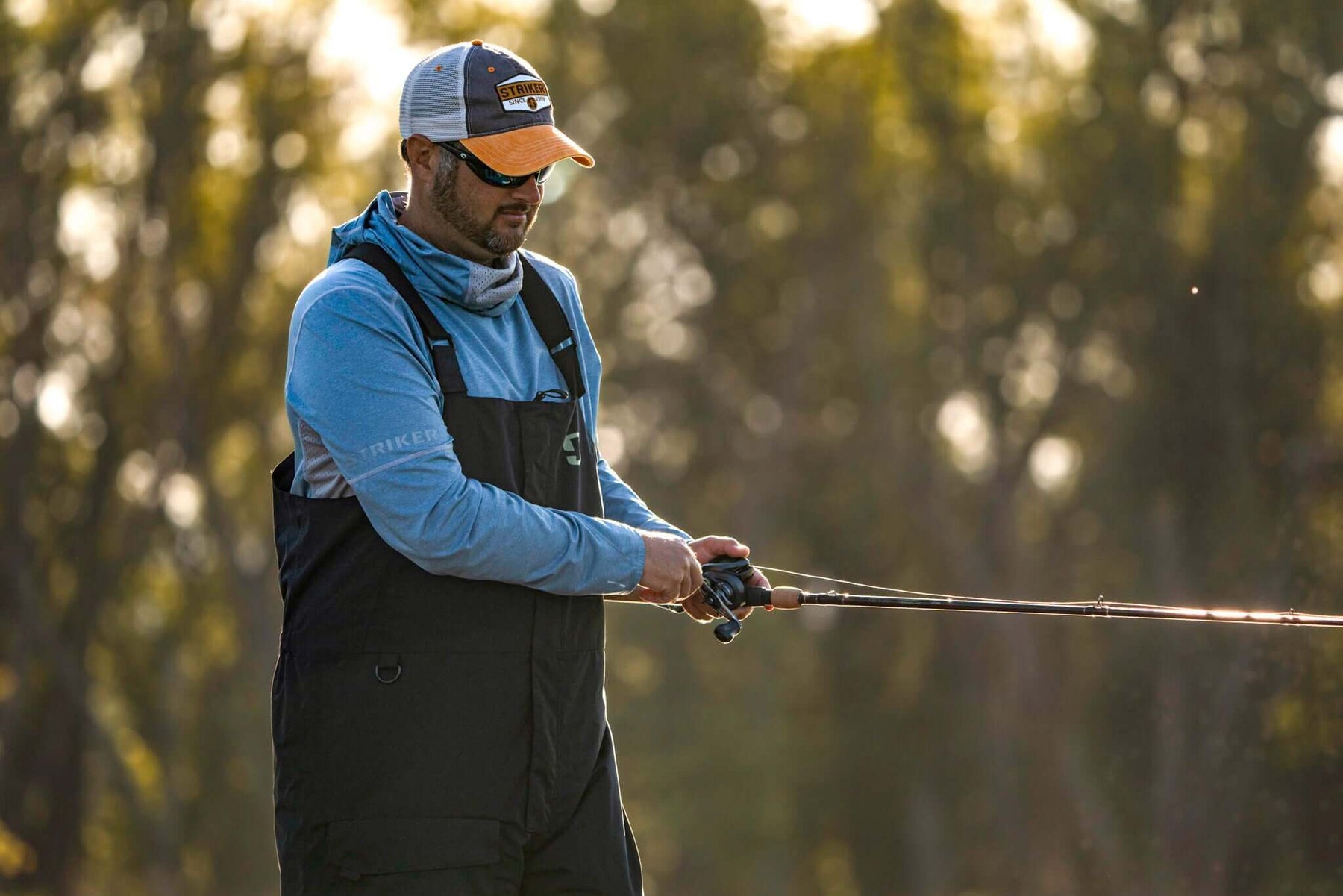 Striker | Vortex Rain Bib - Black | Fishing Rainwear